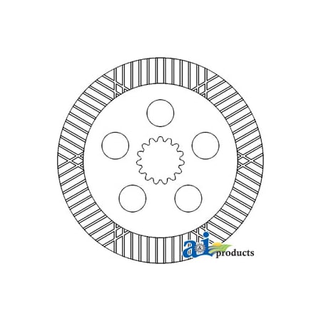 A & I Products Disc, Brake 12" x12" x0.5" A-AL38235 | Zoro