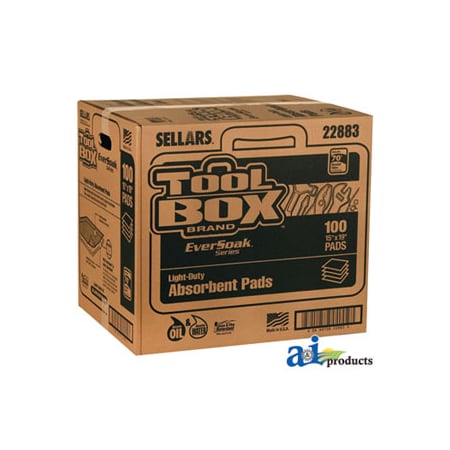A & I Products Eversoak Light Duty Absorbent Pads (15" X 19") 20" x16 ...