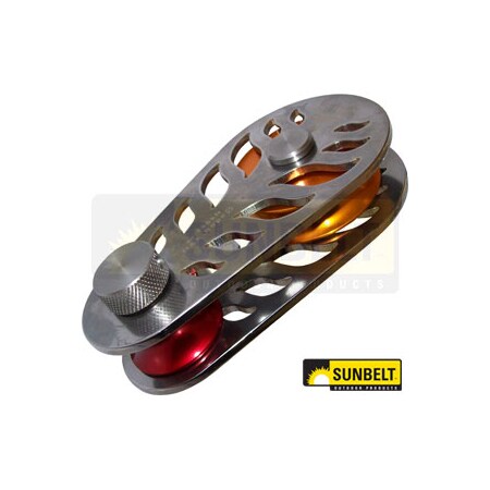 Sunbelt Rigging Block-ISC, 5/8", Flame 9" x4.5" x4.5" A-B1ABRP056A | Zoro