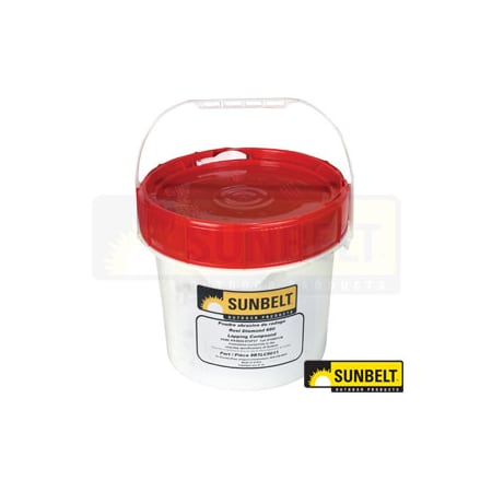 Sunbelt Reel Diamond Back Lapping Compound, 80 grit (25 lb) 14.6" x14.2 ...