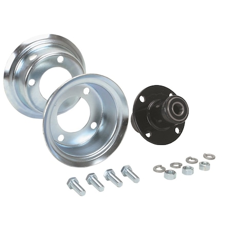 Sunbelt Demountable Wheel Assembly, 4" (includes hub) 0" x0" x0" A ...