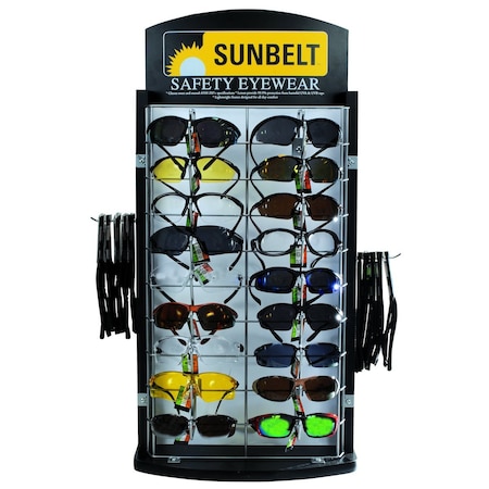 Sunbelt Safety Glasses Display 19" x28.5" x41" A-B1SGP37 | Zoro