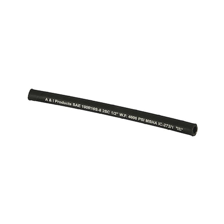 A & I Products 1/2"- 2 Wire Compact Hyd Hose 18" x18" x12" A-P100R16-8 ...