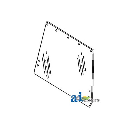 A & I Products Glass, Rear, For Apps W / Latch 55.5" x37" x2" A-R50758 ...