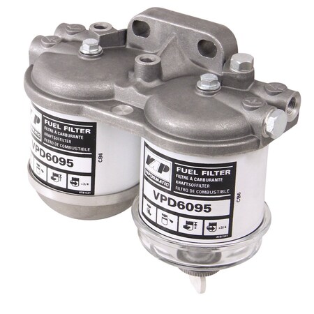 A & I Products Filter Assembly, Double CAV Fuel (1/2" UNF Ports) 6.8 ...