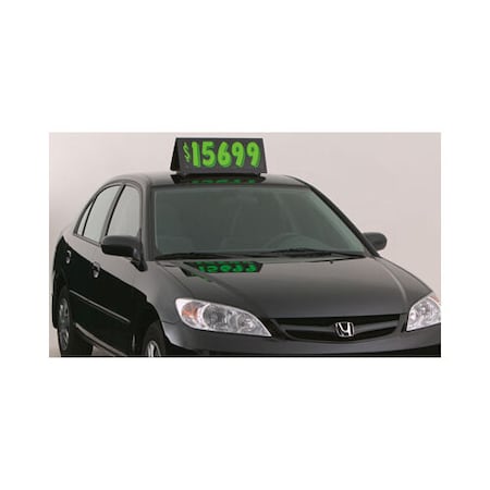 Ez Line "A" Frame Car Top Sign (Jet Black Plain Model) 719 | Zoro