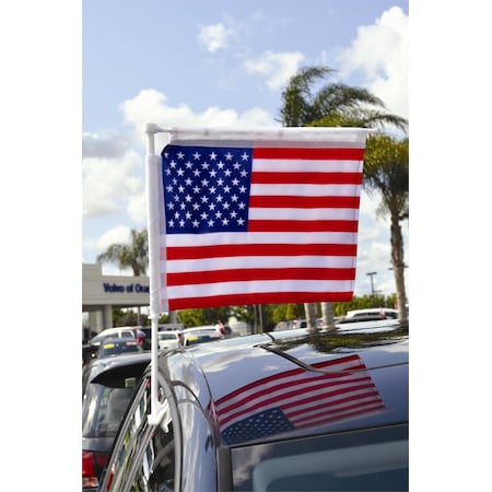 Ez Line Window Clip-On Car Flag With Boom Pole: American Flag 886 ...