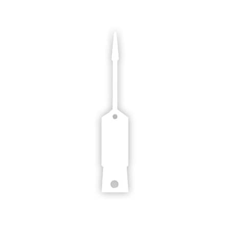 Asp Econo Key Tags (1000 Per Pack): White Pk 141-WH | Zoro