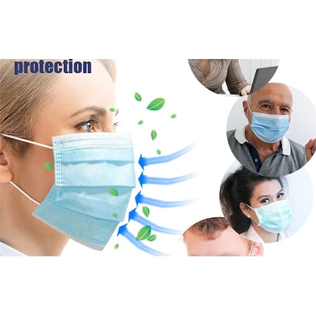 Car Dealer Depot Face Masks -50 Per Pack Pk FaceMask | Zoro