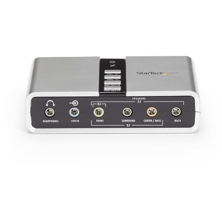 Startech.Com 7.1 USB Audio Adapter External Sound Card ICUSBAUDIO7D | Zoro