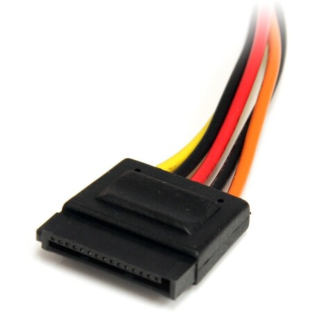 Startech.Com 12in SATA Power Extension Cable Cord - 15Pin SATA Power M ...
