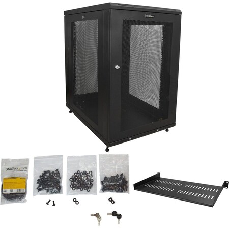 Startech.Com 18U Server Cabinet / Network Cabinet - Server Rack ...