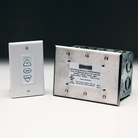 Da-Lite Dual Motor Lvc 110V 78145 | Zoro