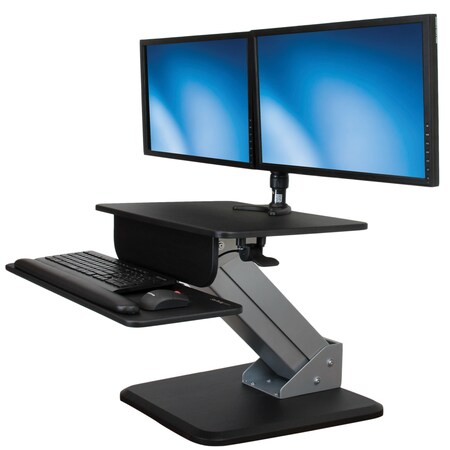 Startech.Com Height Adjustable Workstation - Dual Monitor Mount ...