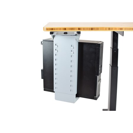 Uncaged Ergonomics Cpu1 Adjustable Metal Under Desk Computer Cpu Holder ...