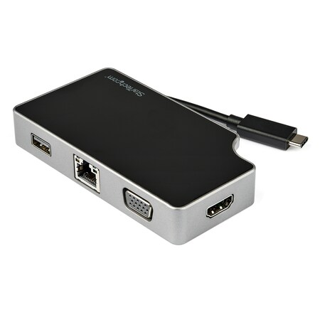 Startech.Com USB C Multiport Adapter - HDMI & VGA - 95W PD - 1xA - GbE ...