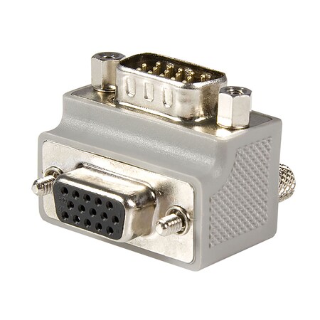 Startech.Com Right Angle VGA to VGA Cable Adapter Type 2 - M/F ...