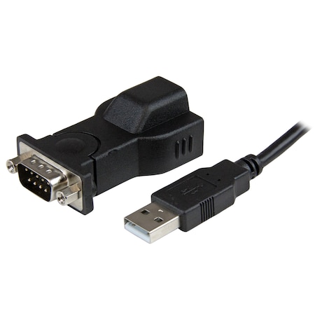 Startech.Com USB to Serial RS232 Converter w/ Removable USB Cable ...