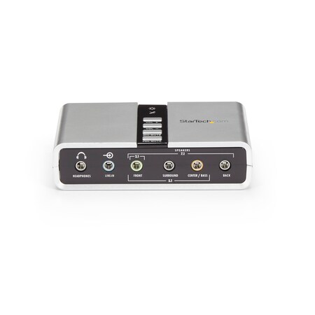 Startech.Com 7.1 USB Audio Adapter External Sound Card ICUSBAUDIO7D | Zoro