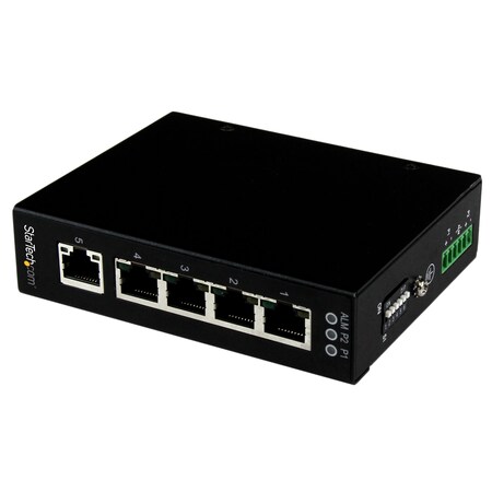 Startech.Com 5 Port Rugged IP30-Rated Gigabit Network Switch IES51000 ...