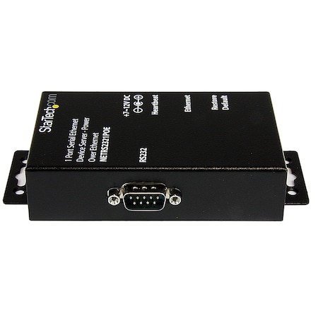 Startech.Com 1 Port Serial Ethernet Device Server - Power Over Ethernet ...