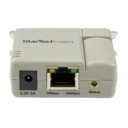 Startech.Com Parallel Print Server - Fast Ethernet Network Print Server ...