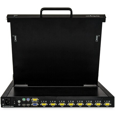 Startech.Com 1U 8 Port VGA Rackmount KVM Console for Server Racks ...