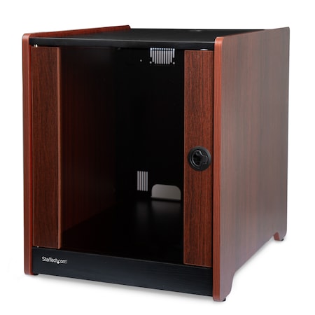 Startech.Com 12U Wood Enclosed Office Server Rack - 300lbs Capacity ...