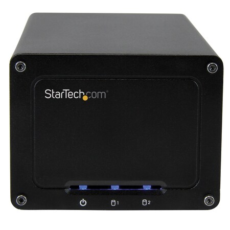 Startech.Com 2-Drive External Enclosure for 2.5" SSD/HDDs - USB 3.1 ...