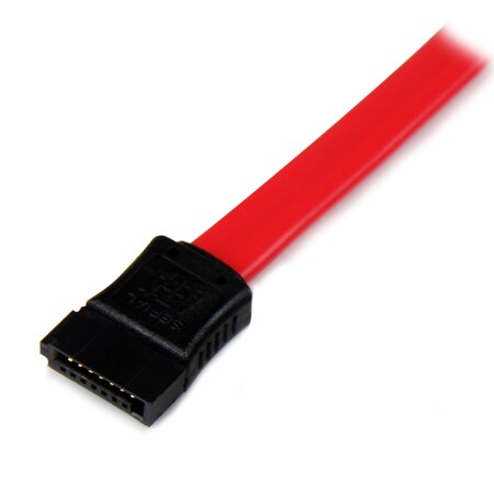 Startech.Com 18in SATA Serial ATA to Left Side Angled SATA Cable ...