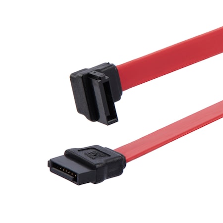 Startech.Com 6in SATA to Left Angle SATA Serial ATA Cable SATA6LA1 | Zoro