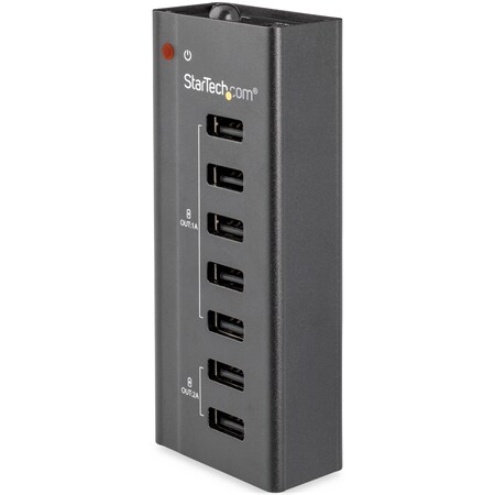Startech.Com 7 Port USB Charging Station with 5x 1A Ports and 2x 2A ...