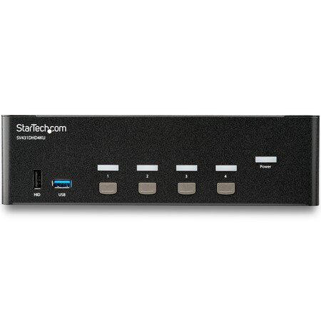 Startech.Com 4 Port HDMI KVM Switch - 4K 30Hz - Dual Display ...