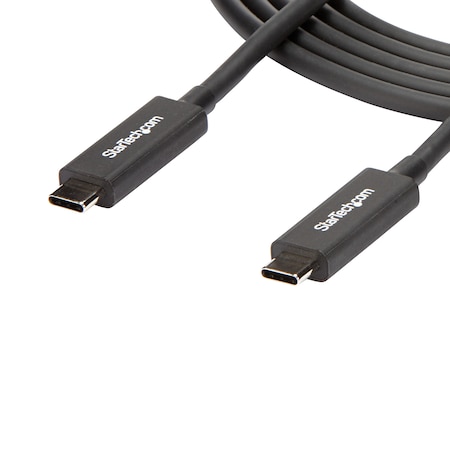 Startech.Com 2m Thunderbolt 3 USB C Cable - 40Gbps - Thunderbolt and ...