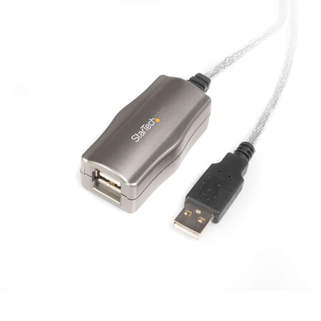 Startech.Com 15ft USB 2.0 Active Extension Cable - M/F USB2FAAEXT15 | Zoro
