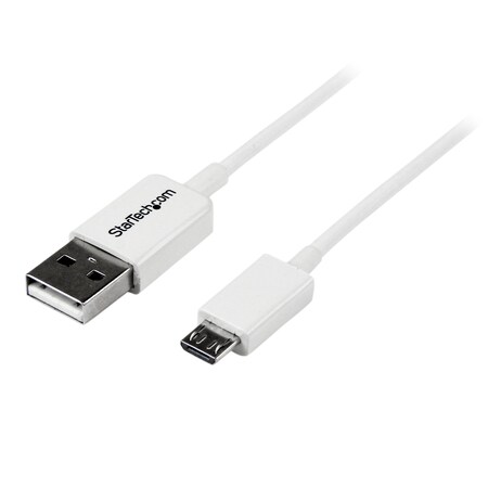 Startech.Com 2m USB A to Micro B Cable - Charging Data Cable USBPAUB2MW ...