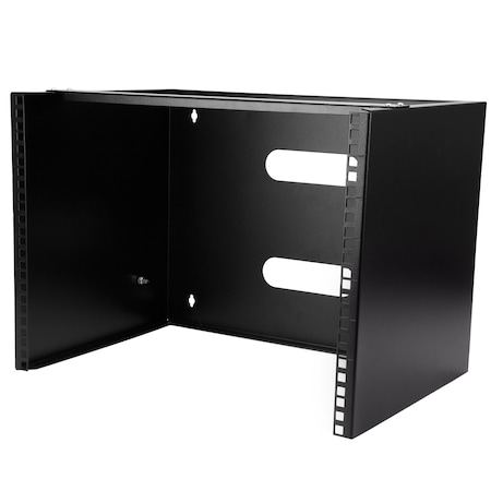 Startech.Com 8U Wall-Mount Rack for Equipment 12in. Deep - Network Rack ...