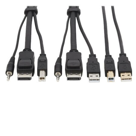 Tripp Lite Displayport Kvm Cable Kit 4K U, P783-006-U P783-006-U | Zoro