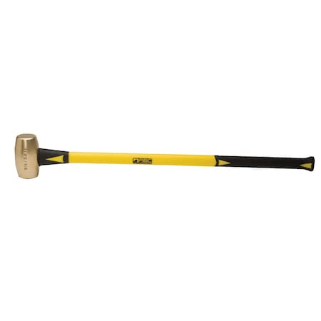 Abc Hammers 8 lb. Brass Hammer with 33" Fiberglass Handle ABC8BF | Zoro