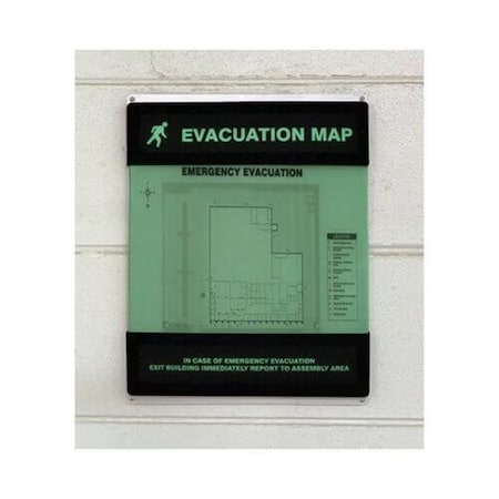 Accuform Evacuation Map Holder, DTA270 DTA270 | Zoro