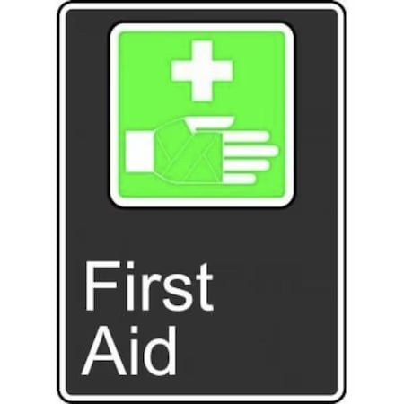 Accuform SAFETY SIGN FIRST AID 14 in X 10 in FBMCSA940VA | Zoro