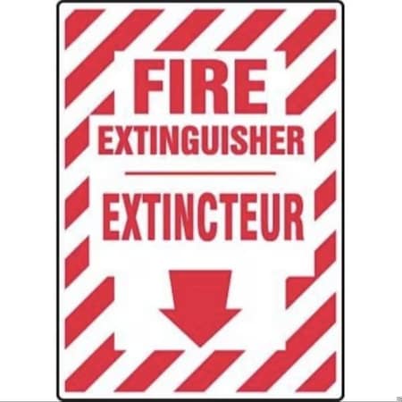 Accuform Fire Extinguisher Sign FBMFXG932VP | Zoro