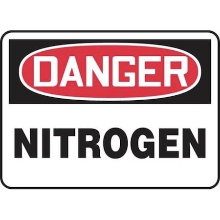 Accuform OSHA DANGER SAFETY SIGN NITROGEN FRMCHL175XP FRMCHL175XP | Zoro