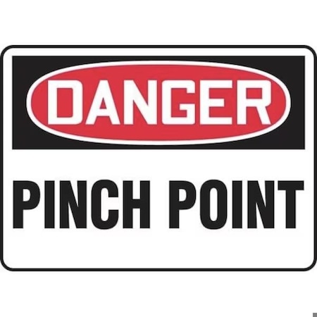 Accuform OSHA DANGER SAFETY SIGN PINCH POINT FRMEQM138XT FRMEQM138XT | Zoro