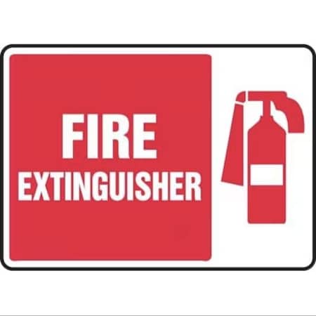 Accuform SAFETY SIGN FIRE EXTINGUISHER FRMFXG518VS FRMFXG518VS | Zoro