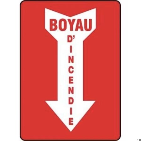 Accuform FRENCH FIRE SAFETY SIGN BOYAU FRMFXG920XT FRMFXG920XT | Zoro