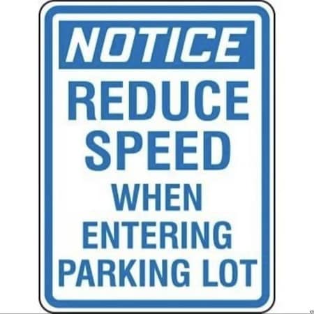 Accuform OSHA NOTICE TRAFFIC SIGN REDUCE FRP913HP FRP913HP | Zoro