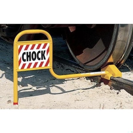 Accuform RAIL CAR CHOCKS OPTION SINGLECHOCK, FWC201 FWC201 | Zoro