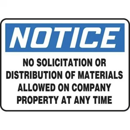Accuform OHSA NOTICE SAFETY SIGN NO MADM886XL MADM886XL | Zoro