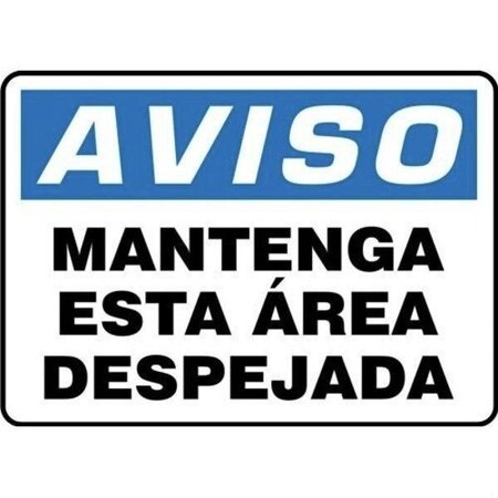 Accuform 14 in W x 10 in H, Accu-Shield MADM897XP | Zoro